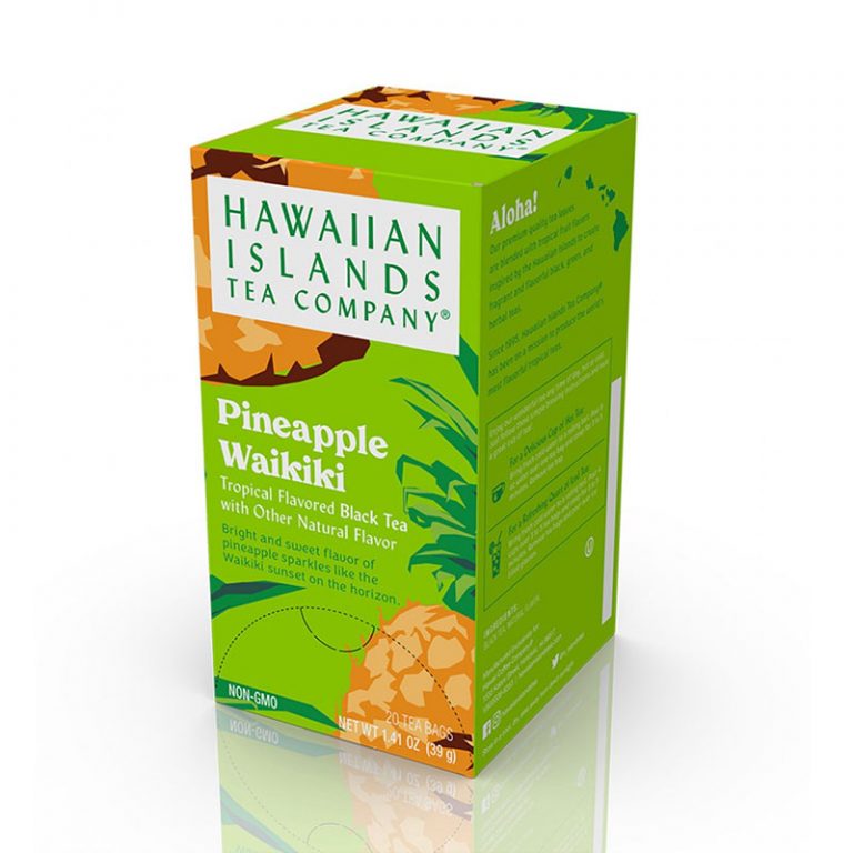 Hawaiian Islands Tea Company - Pineapple Waikiki Herbal Tea - Tropical ...